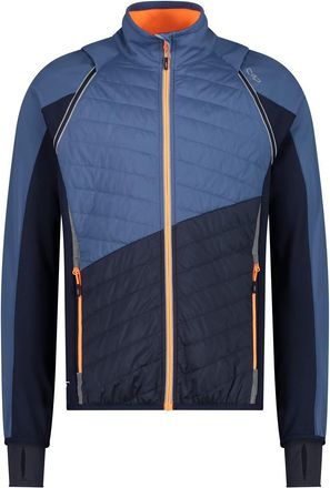 F.lli Campagnolo Leichte Softshelljacke für Herren mit abnehmbaren Ärmeln, Softshelljacke Light für Herren, Blau - Bluestone, 66