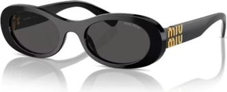 Miu Miu 06Zs Sole - - Accessories - unisex - Schwarzk - 50 MM
