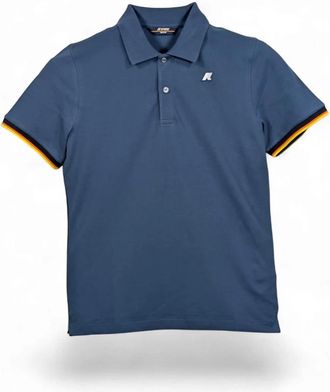 K-Way Homme, Tops, Bleu, Taille: L Vincent Piqu&eacute; Slim Polo