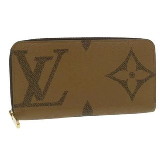 Louis Vuitton Portefeuille long Monogram Giant Pre-owned - Femme - Pre-owned - Brun - Taille: ONE Size