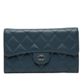Chanel Pre-owned Vintage Wallet - - Pre-owned - Damen - Blau - ONE SIZE