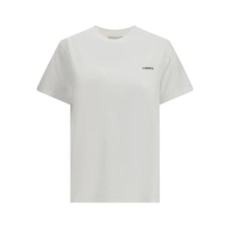 Coperni Femme, Tops, Blanc, Taille: 36 FR T-shirt Classique en Coton &agrave; Col Rond