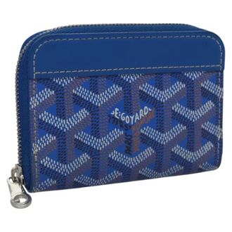 Goyard Pre-owned Leder Portemonnaies - - Pre-owned - Damen - Blau - ONE SIZE