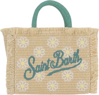 MC2 Saint Barth Femme, Sacs, Beige, Taille: ONE Size Mini Sac Vanity &agrave; Motifs