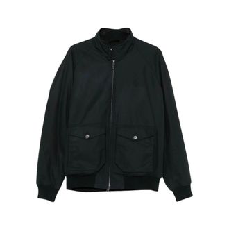 Baracuta G9 Waxed Pocket - - Jackets - Herren - Schwarzk - XS