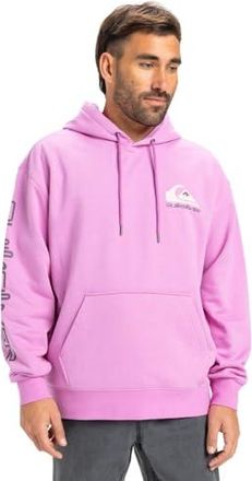Quiksilver Pull en Polaire Omni Logo Hoodie Homme Violet M