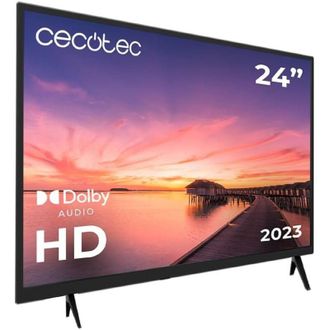 Cecotec Fernseher tv 0 Serie 0024. Bildschirm de 24 Zoll, hd, Aufl&ouml;sung dede Bilder und Videos optimal, Dolby-System, Flash-Speicher, HDMI/USB-Konnektivit&auml;t