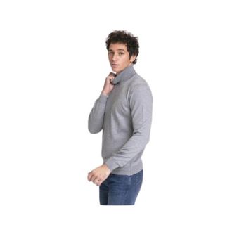 Gran Sasso Leichter Rollkragenpullover - - Knitwear - Herren - Grau - 3XL