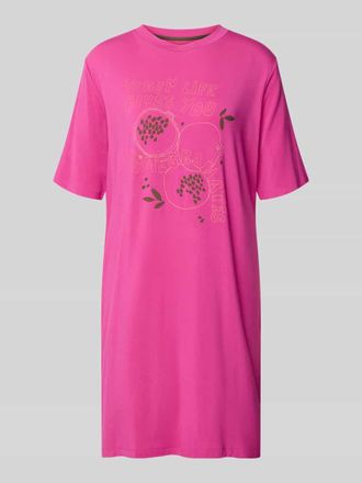 Schiesser Relaxed Fit Nachthemd mit floralem Print