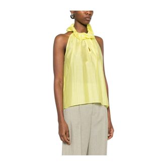 Twinset Damen, Blusen & Hemden, Gelb, MGr&ouml;&szlig;e