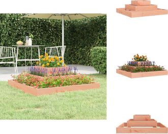 vidaXL Vidaxl - Jardini&egrave;re 80x80x27 cm Bois de douglas massif - Jardinier - Pots De Fleurs - Bac &agrave; Fleurs - Bois De Douglas - Plante