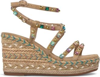 Alma En Pena Alma EN Pena, Femme, Chaussures, Beige, Taille: 41 EU Multi-Studded Esparto Sandal