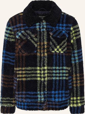 Scotch & Soda Teddyfell-Jacke blau