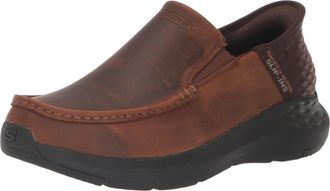 Skechers Herren Parson-Oswin mit Slip-In Technologie Mokassin, Braun, 47.5 EU Weit