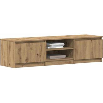 vidaXL Vidaxl - Meuble tv ch&ecirc;ne artisanal 140x40x36 cm bois ding&eacute;nierie