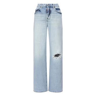Dsquared2 Marineblaue Jeans f&uuml;r M&auml;nner - - Jeans - Damen - Blau - 2XS