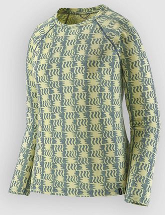 Patagonia Cap Mw Crew Funktionsshirt blue sage