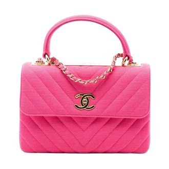 Chanel Pre-owned Top Handle Flap Bag - - Pre-owned - Damen - Rosa - ONE SIZE