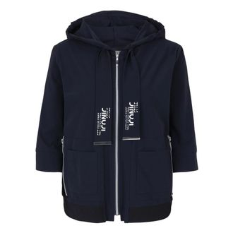 Doris Streich Zip-Through-Jacke - - Sweatshirts & Hoodies - Damen - Blau - 3XL