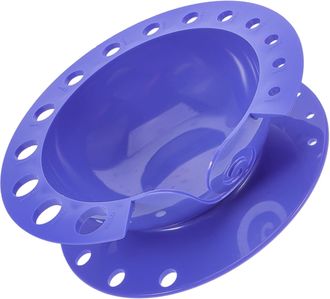 NUOBESTY Mehrzweck Häkelgarnschale Aus Langlebigem Verschleißfestem Material Blau Garnaufbewahrungs Organizer Für Strick Und Häkelwerkzeuge Verhindert Verhedde