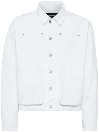 Dsquared2 veste en jean - Blanc