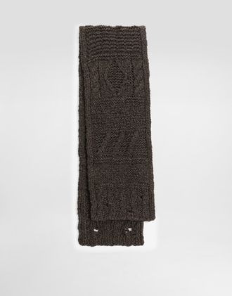 Dolce & Gabbana Wool Knitted Scarf - Mann Schals Und Tücher Multicolor Onesize