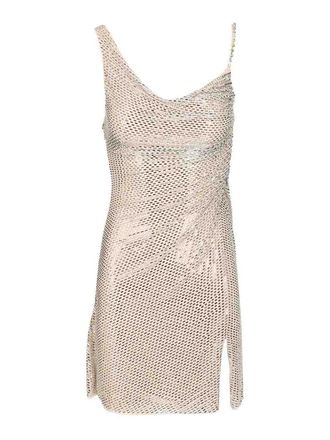 Self Portrait Robe Courte - Beige