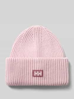 Helly Hansen Beanie in Strick-Optik mit Logo-Patch