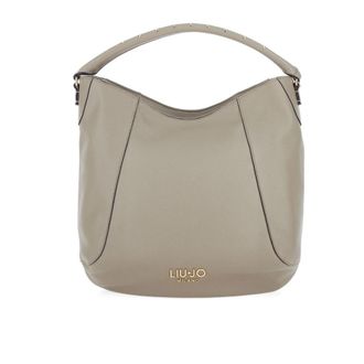 Liu Jo Nieten Metall Logo Schultertasche - - Bags - Damen - Beige - ONE SIZE