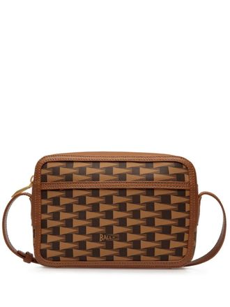 Bally sac port&eacute; &eacute;paule monogramm&eacute; Bally - Marron