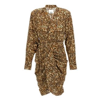 Isabel Marant Cleora Stretch Seidenkleid - - Dresses - Damen - Mehrfarbig - 2XS