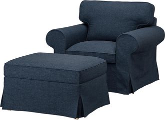 IKEA EKTORP Sessel und Hocker