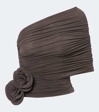 Magda Butrym Verziertes Off-Shoulder-Top