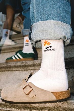 Calzedonia Gemusterte Herrensocken Wei&szlig;