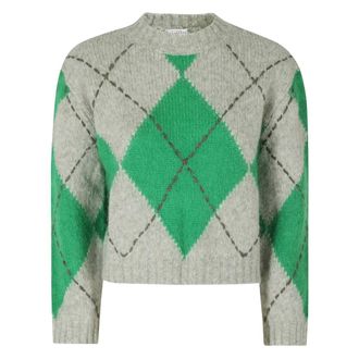 Ballantyne Femme, Pulls, Vert, Taille: 38 FR Maille col rond