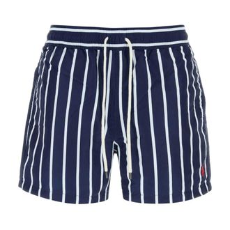 Polo Ralph Lauren Homme, Maillots de bain, Bleu, Taille: S Short de bain imprim&eacute; en polyester