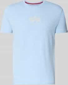 Alpha Industries T-Shirt mit Logo und Rundhalsausschnitt