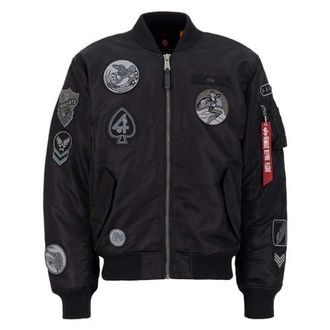 Alpha Industries Alpha Indutries MA-1 Patch blouson bomber pour homme Black/Black