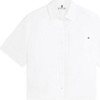 Tommy Hilfiger Damen Bluse aus Leinen