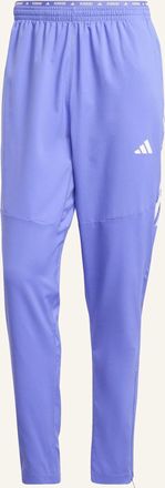 adidas Own The Run 3-Streifen Hose blau