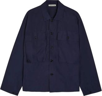 Ymc You Must Create Homme, Chemises, Bleu, Taille: XL Military Shirt