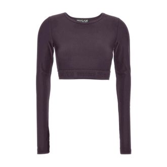 Versace Jeans Couture T-Shirts und Polos - - Tops - Damen - Lila - 2XS