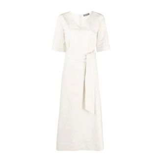 Lorena Antoniazzi Femme, Robes, Blanc, Taille: 36 FR Midi Robes