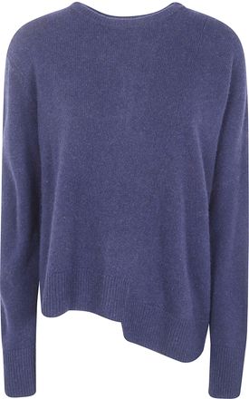 Liviana Conti Sweater Asymmetric Hem Knitwear