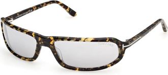 Tom Ford unisex, Accessoires, Brun, Taille: 64 MM Addison-02 Lunettes de soleil