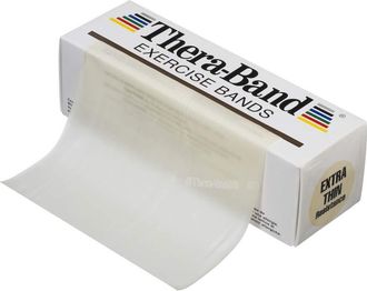 Theraband Thera-Band Elastisches Trainingsband, - leicht/gelb - Gr&ouml;&szlig;e: 2.0 m