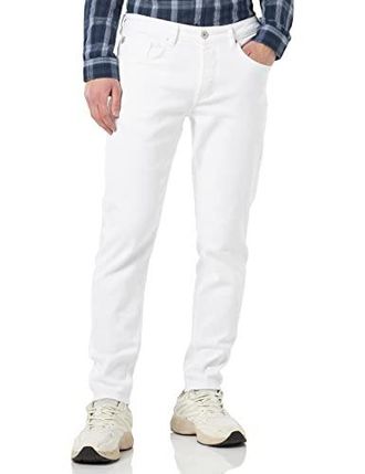 Garcia Pantalon Denim Jeans, Blanc, W32 Homme