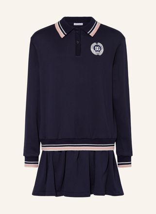 Dolce & Gabbana Sweat-Polokleid blau