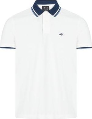 A|X Armani Exchange Polo &agrave; manches courtes en coton