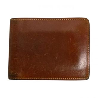 Louis Vuitton Portefeuille en cuir Pre-owned - Homme - Pre-owned - Brun - Taille: ONE Size